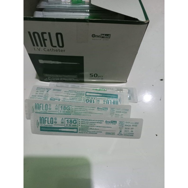 Jual inflo I.V catheter no 18 | Shopee Indonesia