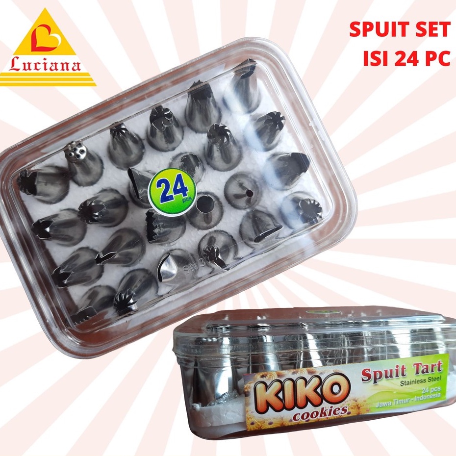 Jual Spuit piping icing dekorasi kue spuit kue sus spuit daun SET ...