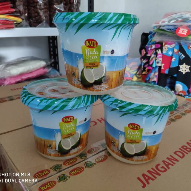 Jual Nata De Coco bucket 1kg/ nata de coco ember/Sari Kelapa Inaco ...