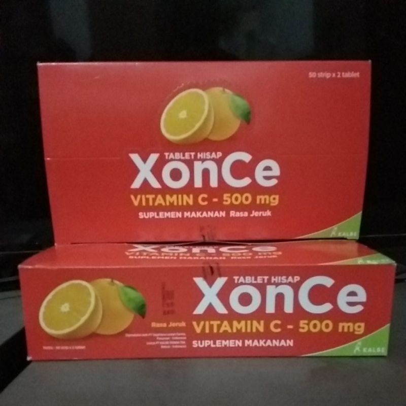 Jual Xonce Vitamin C 1 box isi 50 strip 100 tablet Xon Ce | Shopee ...