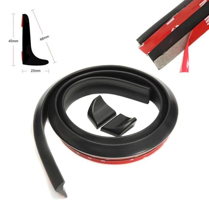 Jual SAMURAI Ductail Carbon Ducktail Karbon / Rubber Spoiler Universal ...