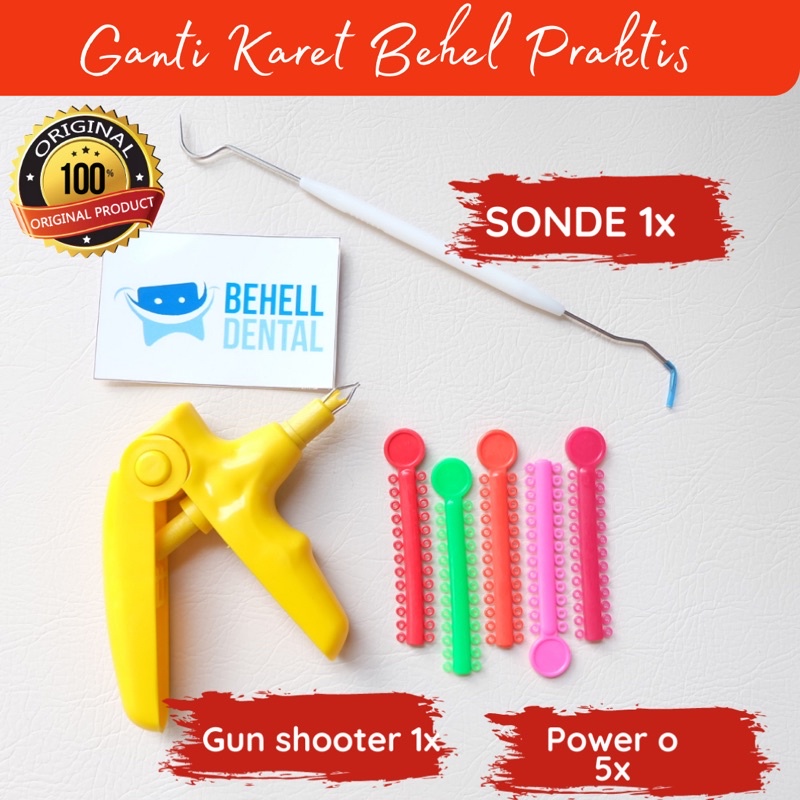 Jual BEHELLDENTAL - PAKET ALAT GANTI KARET BEHEL - Gun Shooter Power O ...