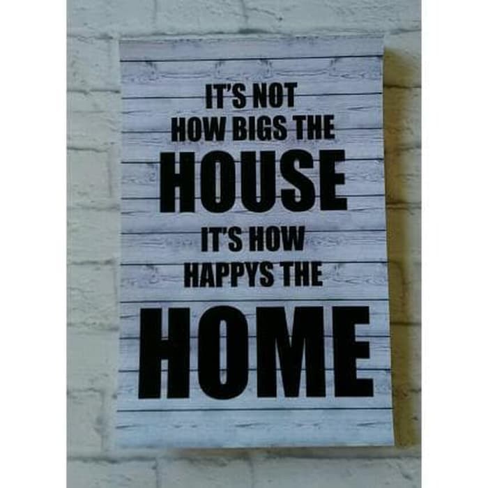 Jual Hiasan Dinding Poster Unik Simple Ruang Tamu House Home A3&hd1548 ...