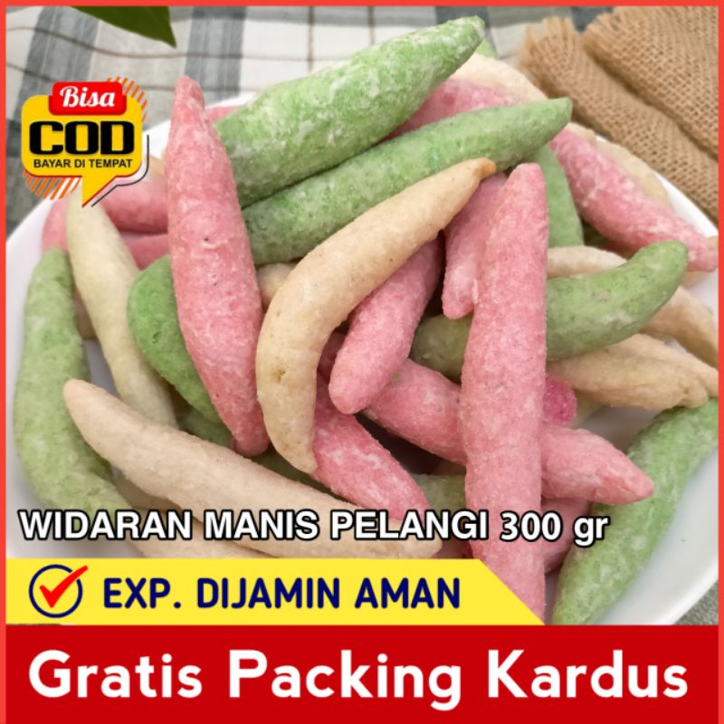 Jual Kue Widaran Manis Berwarna 300 Gram Legit Empuk Khas Unik | Shopee ...