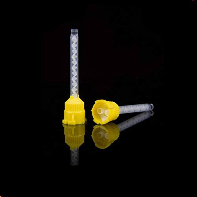 Jual Dental Mixing tip double impresion yellow type D 1:1, blue type E ...