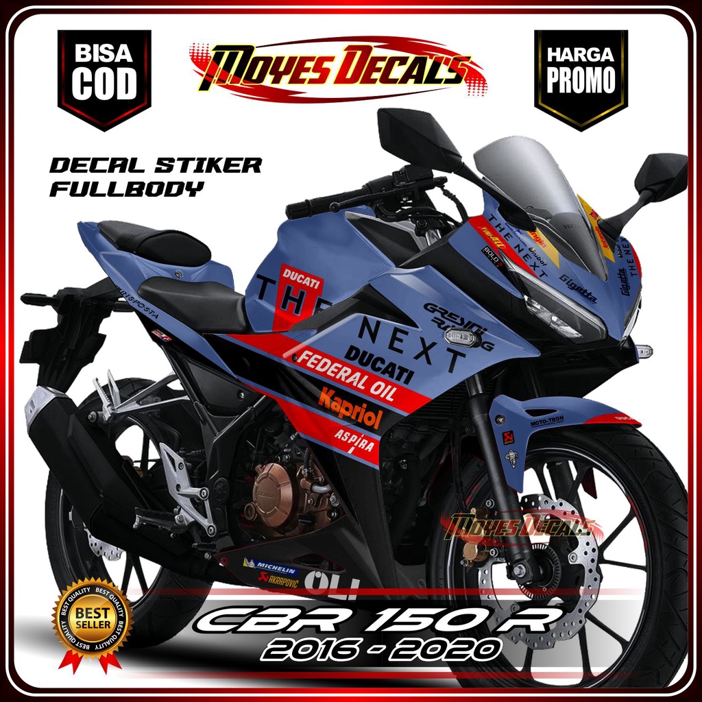 Jual Decal Sticker Striping CBR150 Facelift 2017-2020 New Fullbody ...