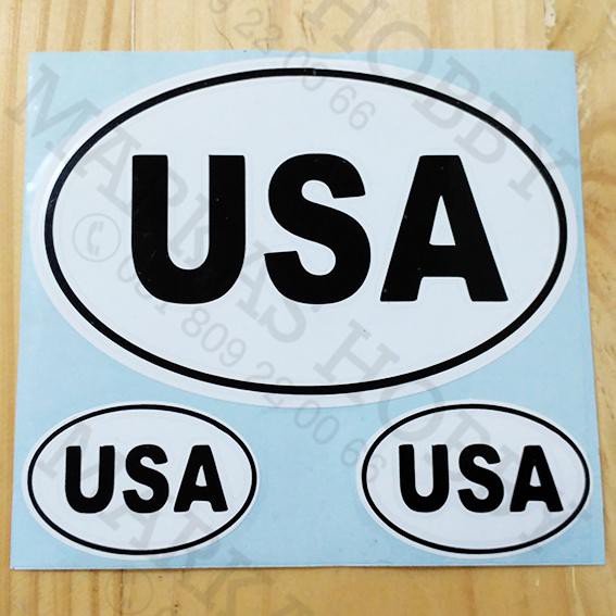 Jual Stiker / Sticker Initial Regional USA | Shopee Indonesia