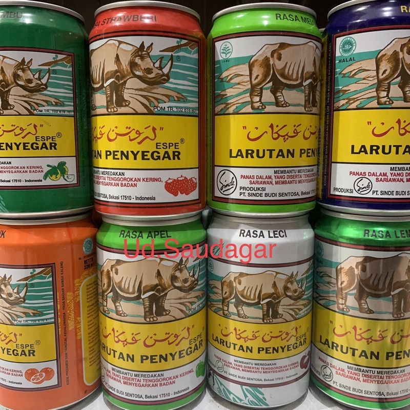 Jual Lasegar Larutan Kaleng Penyegar Cap Badak Pereda Panas Dalam | Shopee Indonesia