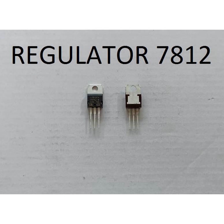 Jual IC Regulator STMicroelectronics ST Linear Voltage Regulator L7812CV 7812 LM7812 TO-220 ...