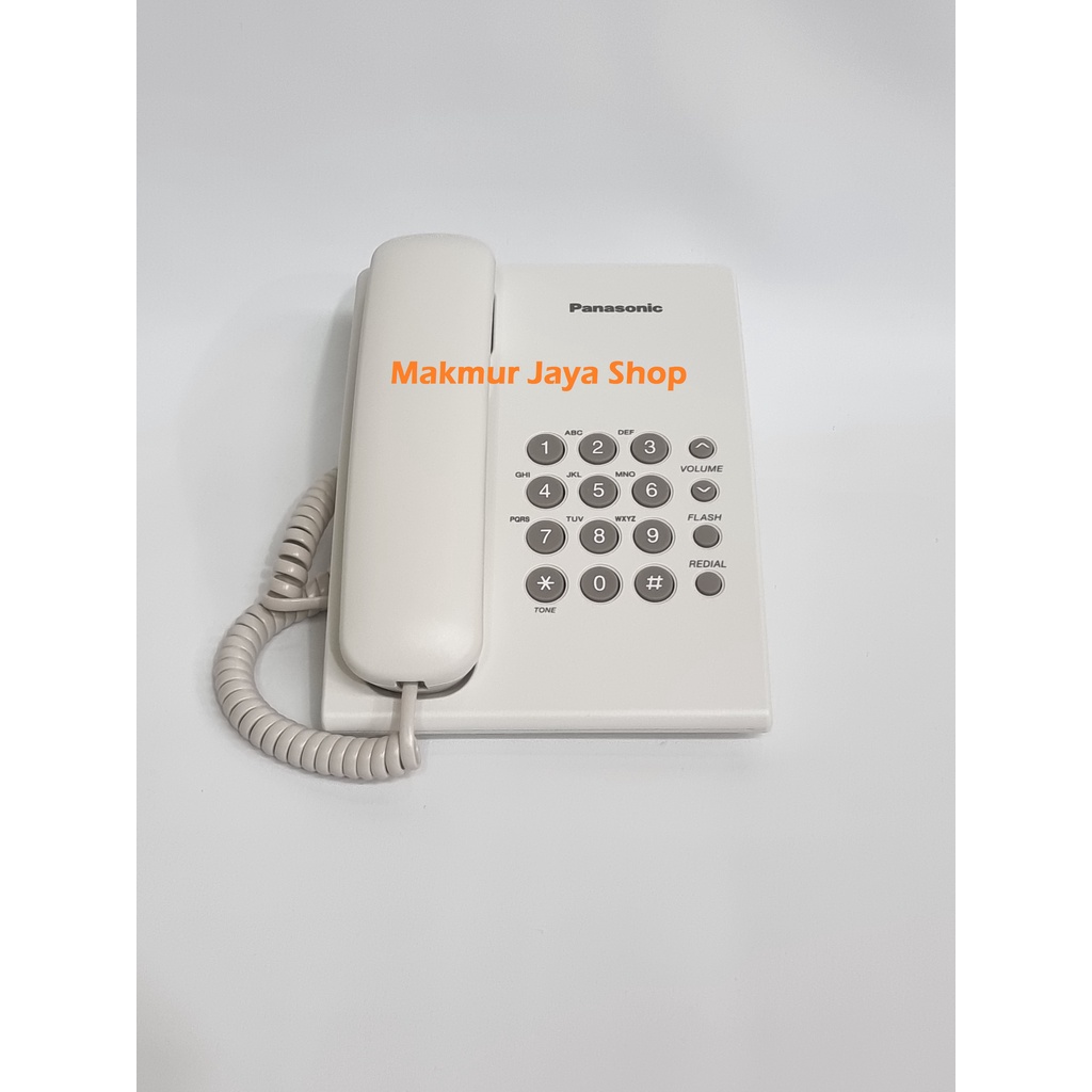 Jual Telephone Kabel Panasonic KX-TS500 white | Shopee Indonesia