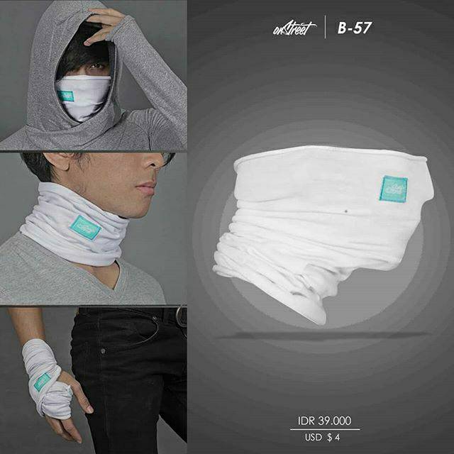 Jual BUFF MOTOR ONSTREET PUTIH MURAH | Shopee Indonesia