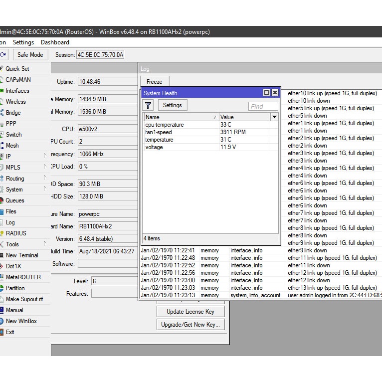 Spesifikasi Hardware Mikrotik Bengkel Mikrotik