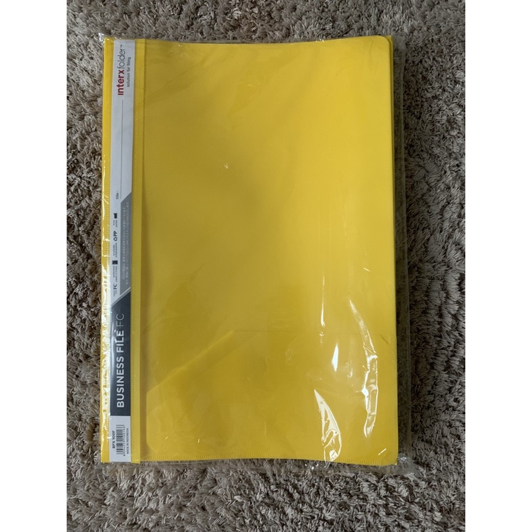 Jual Business file clear folder INTERX ukuran folio | Shopee Indonesia