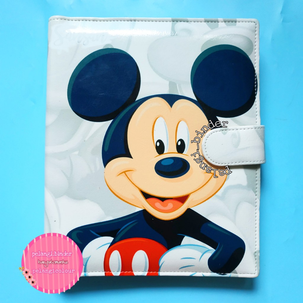 Jual Binder Printing Motif Mickey Mickey Mouse A5 B5 | Shopee Indonesia