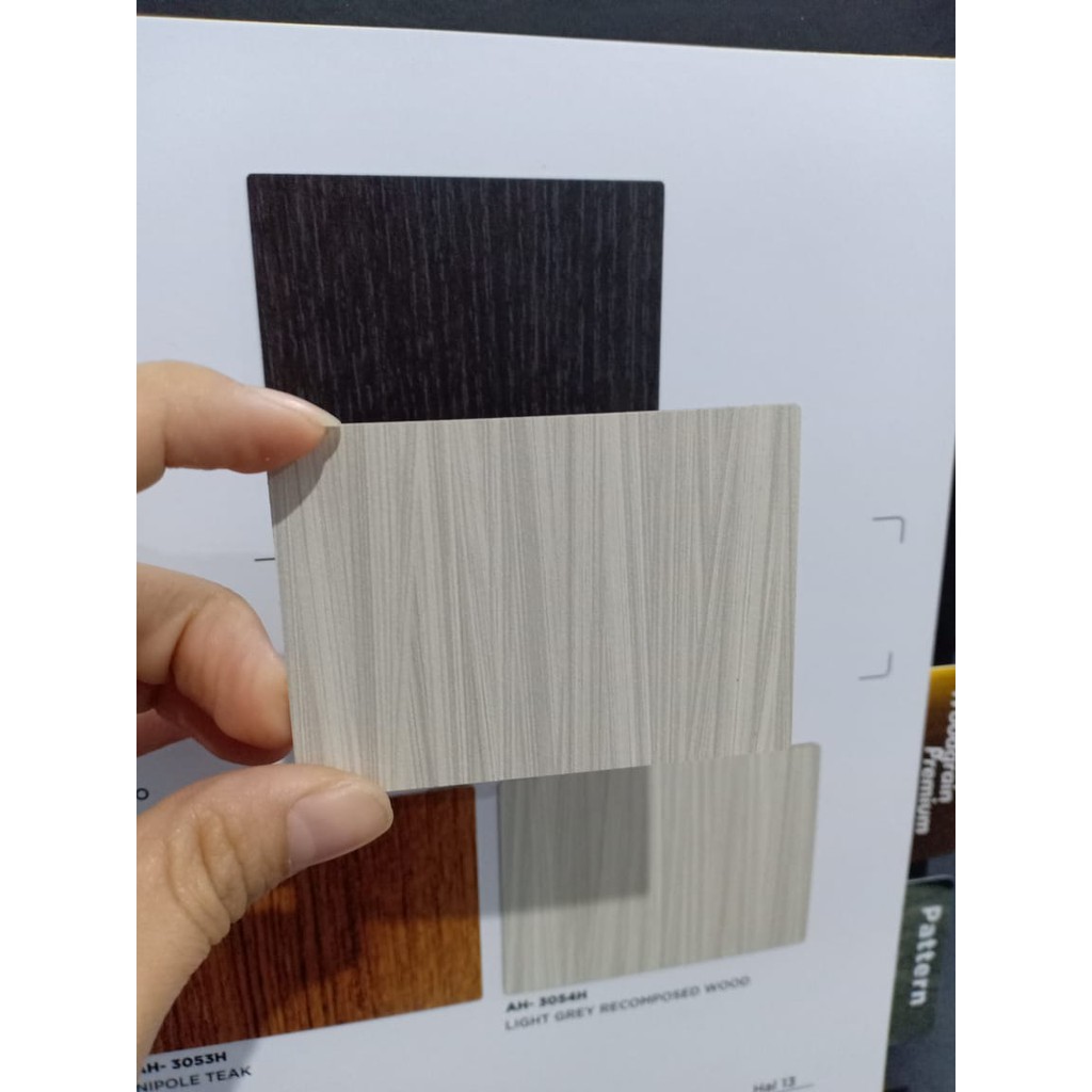 Jual AH 3054H LIGHT GREY RECOMPOSED WOOD HPL URAT KAYU HPL WOODGRAIN ...