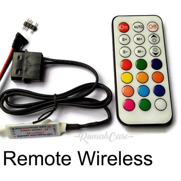 Jual Controller LED Strip ARGB PC Remote WIreless RF 3 Pin 5v Molex ...