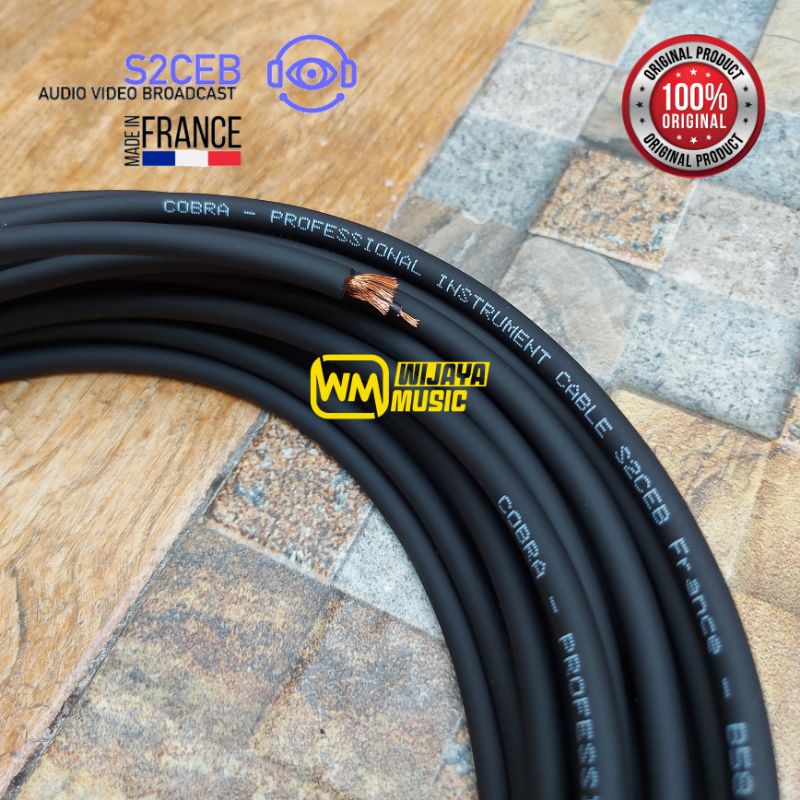 Jual Kabel Instrument S2CEB Cobra Made in France Panjang 5 Meter Harga ...