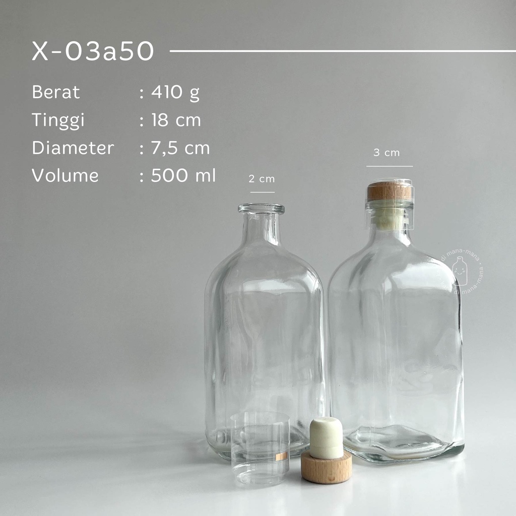 Jual Botol kaca liquor square bottle - botol kaca liquor kotak- tutup ...