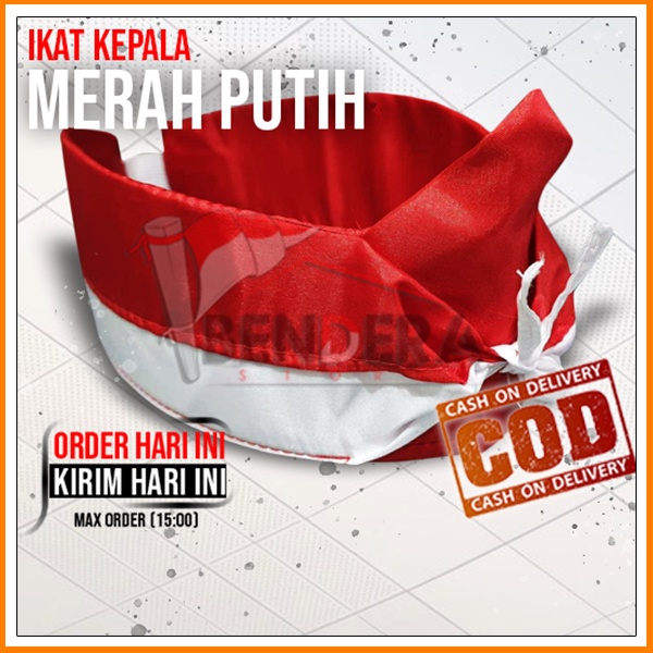 Jual IKAT KEPALA MERAH PUTIH | Shopee Indonesia