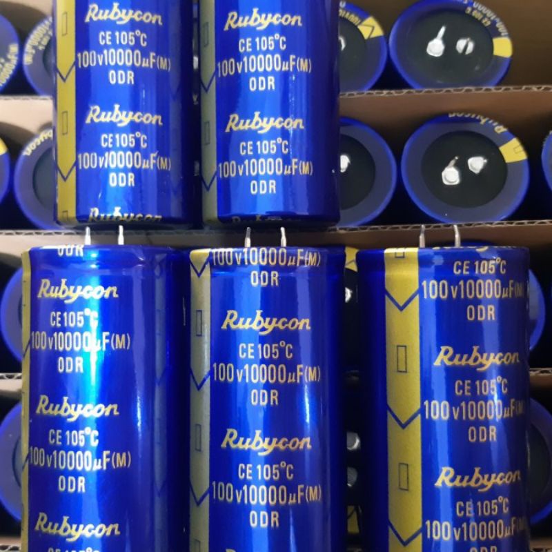 Jual 1PCS ELCO RUBYCON 10000UF 100V ELKO RUBICON 10000 UF 100 VOLT BIRU RUBIKON | Shopee Indonesia