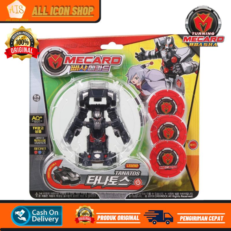 Jual TURNING MECARD BBASHA LEGEND MECANIMAL TANATOS ORIGINAL - Mainan ...