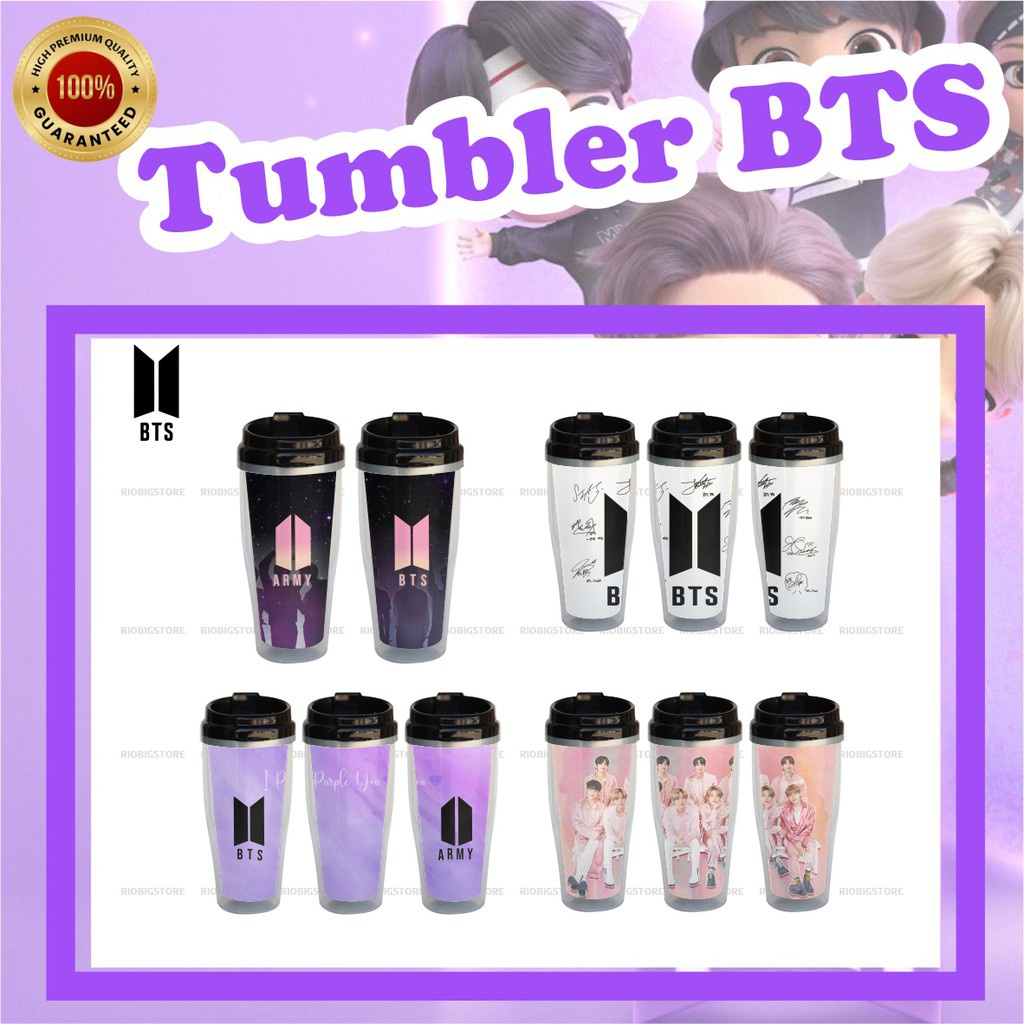 Jual [ BTS ] TUMBLER KPOP BTS SOUVENIR BTS MERCHANDISE BTS - BOTOL MINUM ARTPAPER BTS Souvenir ...