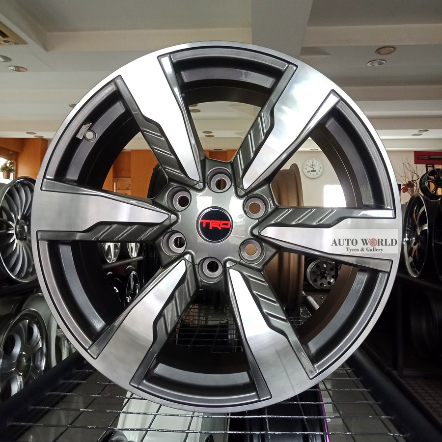 Jual Velg TRD Fortuner Gunmetal Ring 20 PCD 6x139.7 ET 18 (Pajero ...