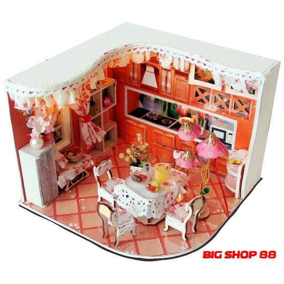 Jual MINIATUR DIY MINIATURE DIY RUMAH MINIATUR DOLLHOUSE 3D RUMAH ...