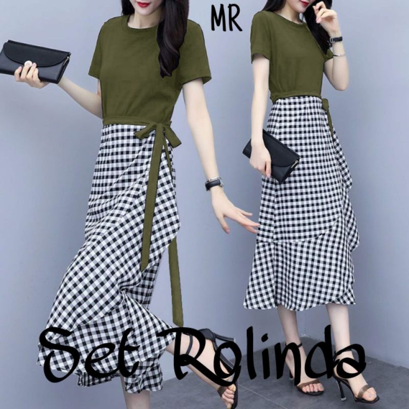 Jual Setelan Wanita Terbaru Mr Set Rok Rolinda Baju Setelan Rok Wanita ...
