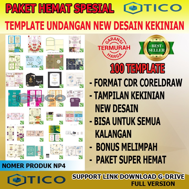 Jual Paket Template Desain Undangan Pernikahan Wedding New Desain ...