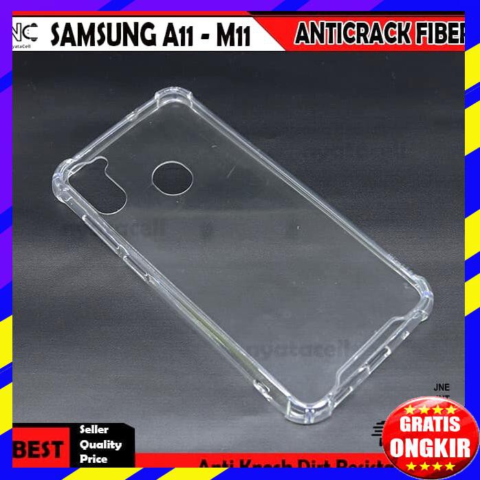 Jual ACC HP SAMSUNG A11 M11 CASE ANTI CRACK FIBER CASING HARD SOFT ...