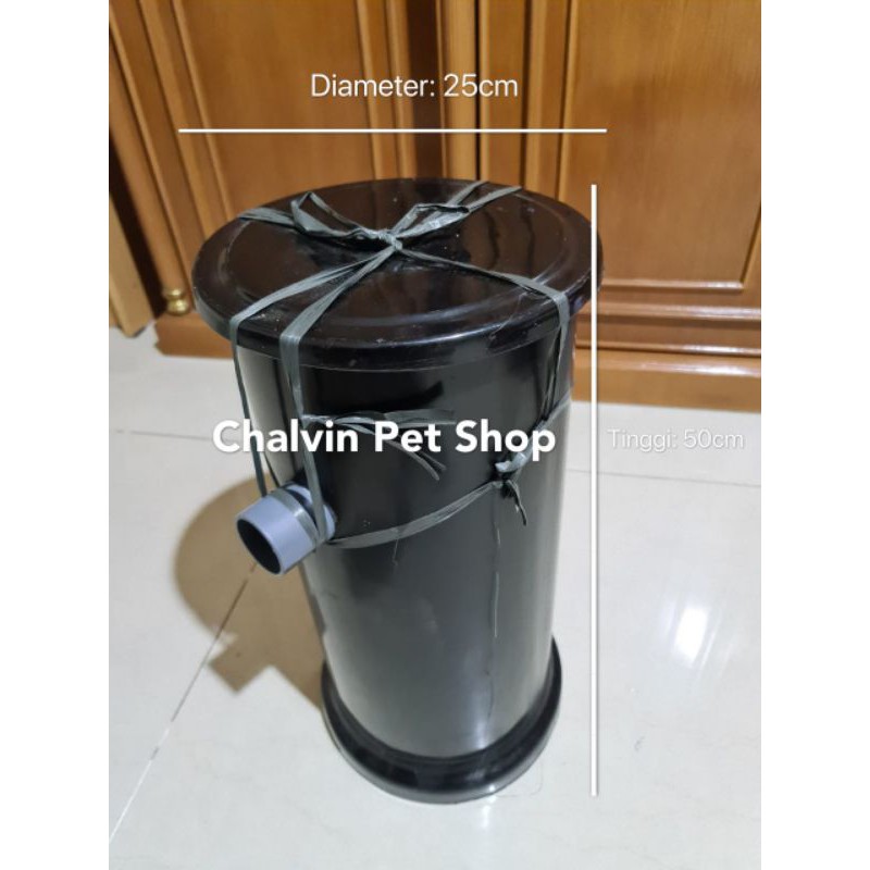 Jual TABUNG TONG FILTER AIR KOLAM / PAM FIBER TINGGI 50 cm DIAMETER 25 ...