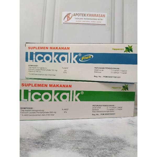 Jual LICOKALK TAB / PLUS | Shopee Indonesia