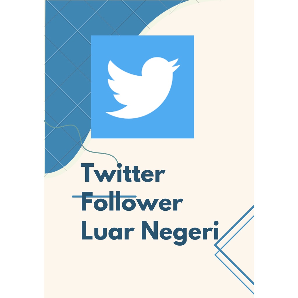 Jual Twitter Followers luar (Berbonus) | Shopee Indonesia