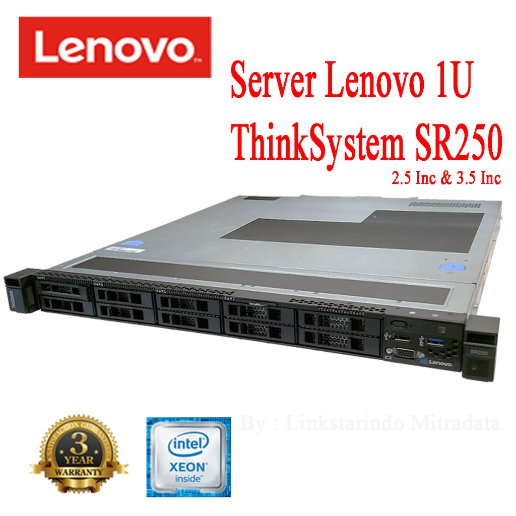 Jual Lenovo Server Thinksystem SR250v2, 1xIntel Xeon E-2324G 4C ...