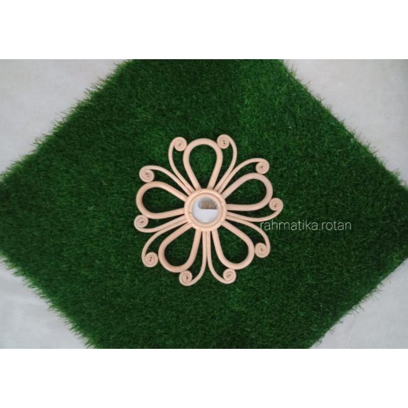 Jual mini cermin rotan bunga unik size 20cm | Shopee Indonesia