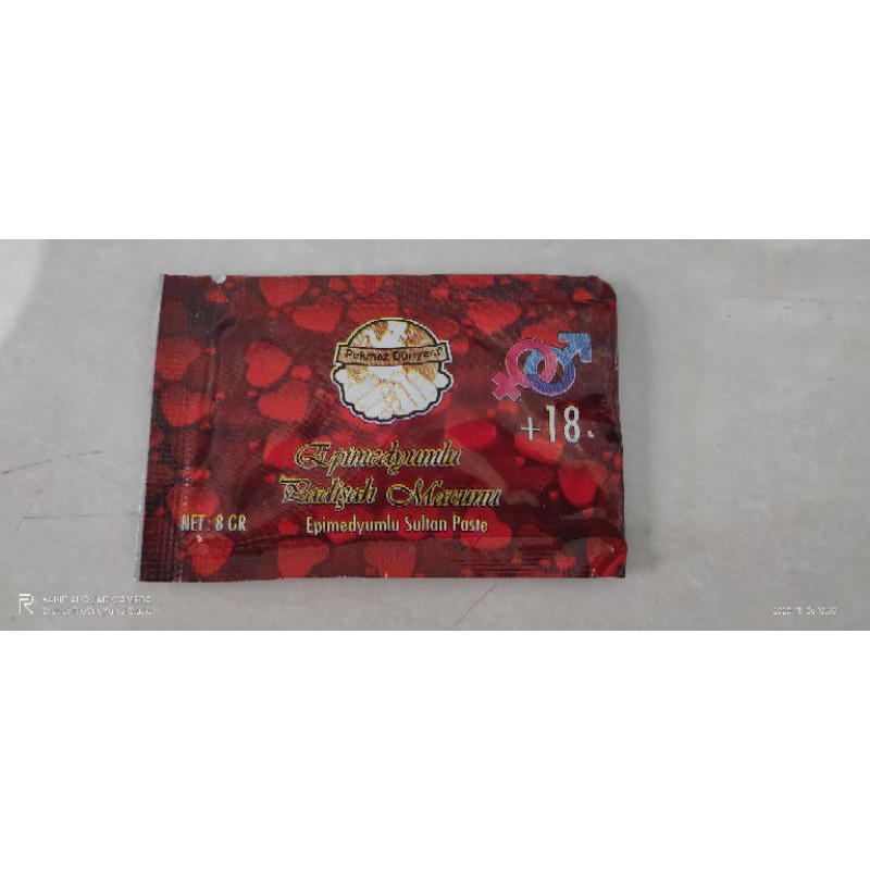 Jual Macun Sachet Epimedyumlu Sultan Paste Turkiye / Macun Turki ...