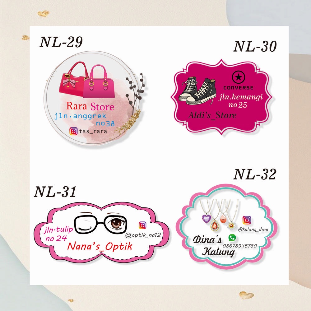 Jual CETAK STIKER LABEL FASHION CUSTOM PRINT STIKER LANGSUNG TEMPEL ... Jual CETAK STIKER LABEL FASHION CUSTOM PRINT STIKER LANGSUNG TEMPEL ...