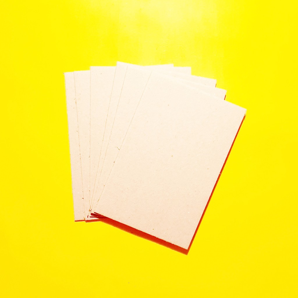 Jual [2mm] A6 Yellow / Grey / Karton Board Bahan Packing Photocard/PC ...