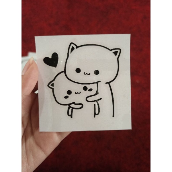 Jual STICKER CUTTING WA KUCING, STICKER LAPTOP, STIKER MOTOR | Shopee ...