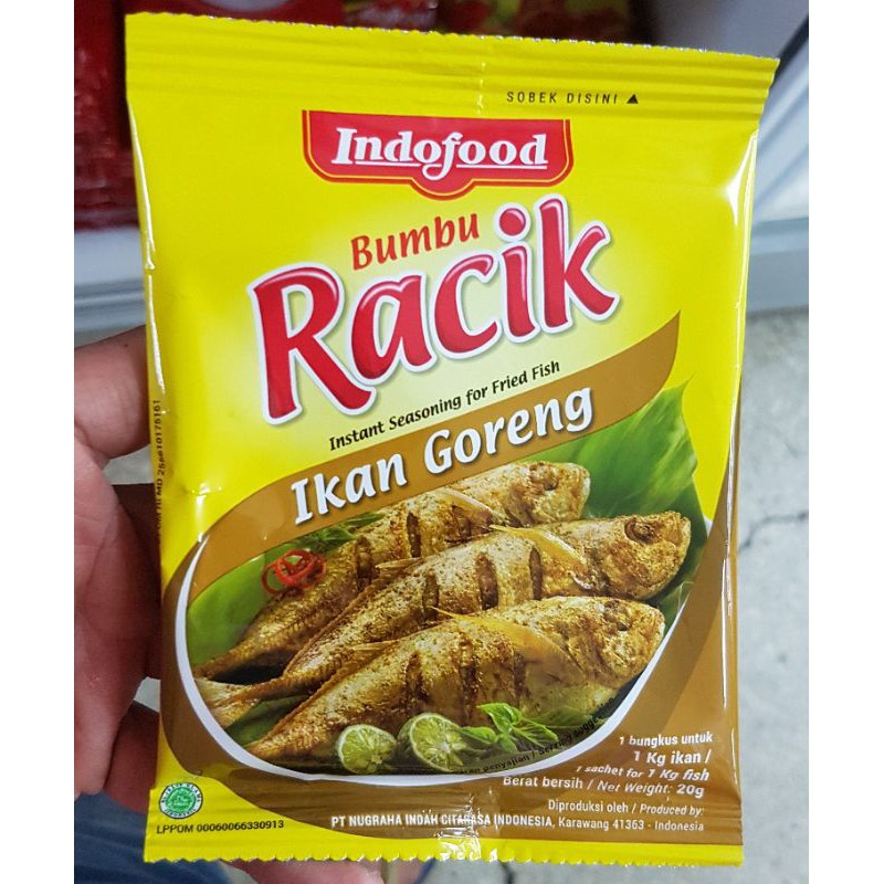 Jual INDOFOOD Bumbu Racik untuk Ikan Goreng 20gr | Shopee Indonesia