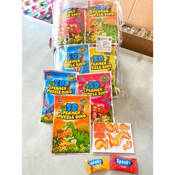 Jual Permen Puzzle Dino 5D isi 20 Pcs (Best Seller) | Shopee Indonesia