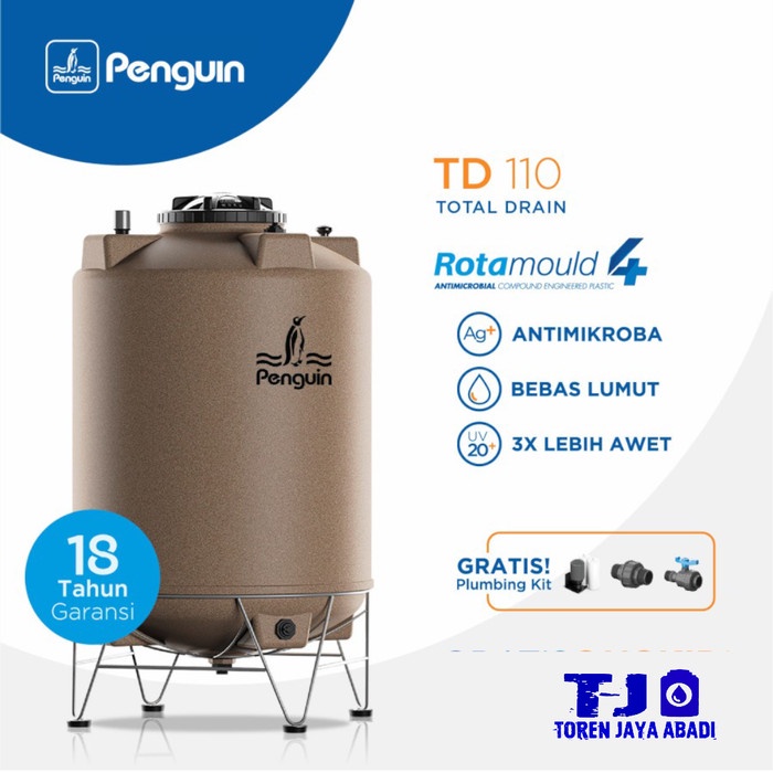 Jual new Tangki Air Total Drain Penguin TD 110 - 1.050 Liter | Shopee Indonesia