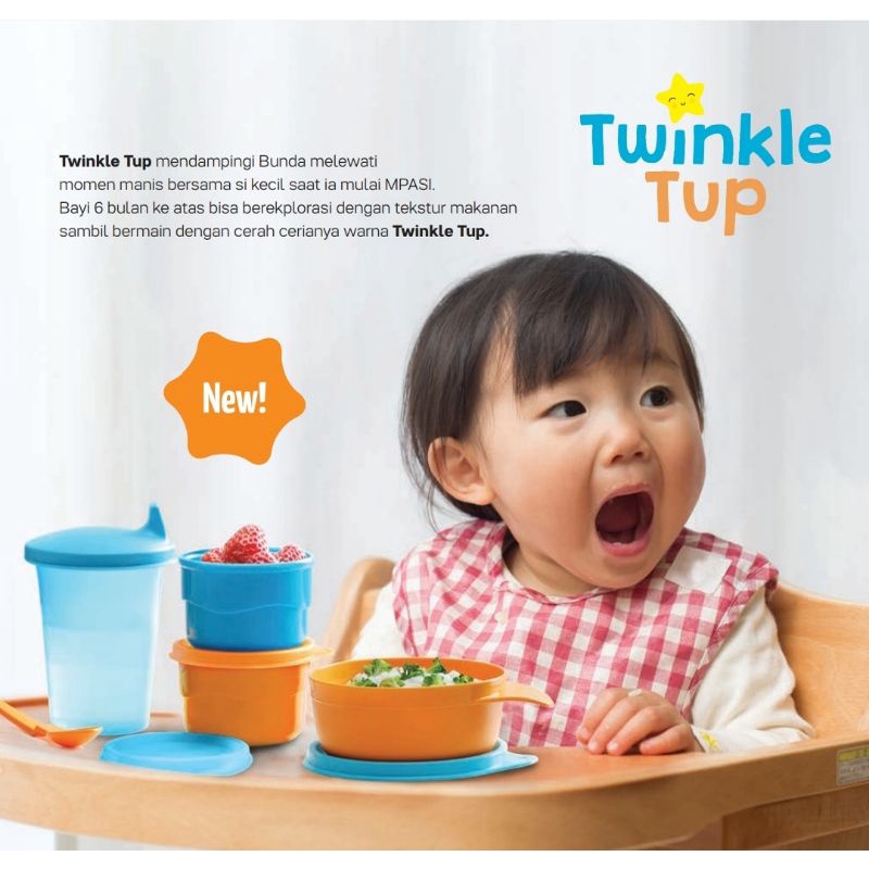 Jual Tempat MPASI Twinkle Tup Tupperware BPA FREE | Shopee Indonesia
