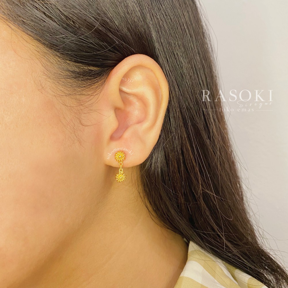 Jual MAS LONDON KERABU BUNGA MATAHARI JUNTAI 2gr-5gr KADAR 99,9% LM 24 ...