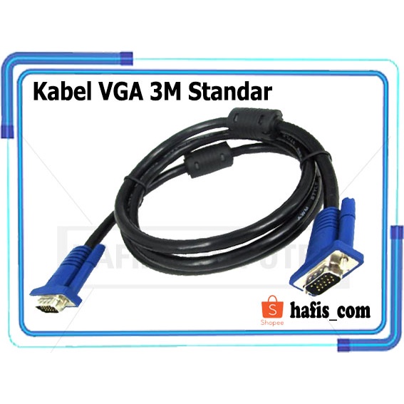 Jual Kabel VGA 3M Standar | Shopee Indonesia
