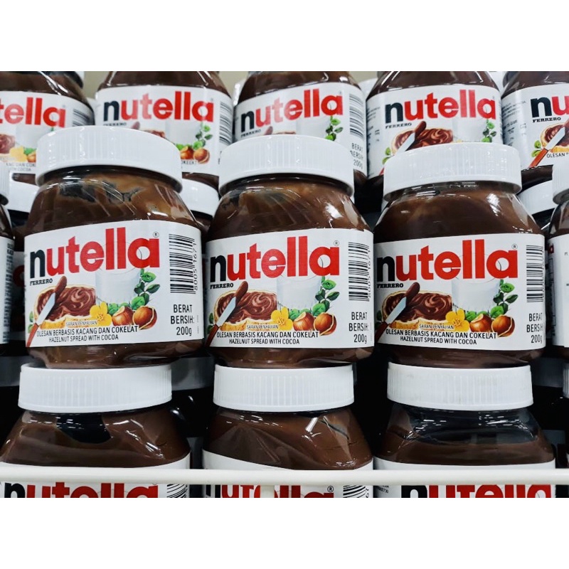 Jual Nutella Hazelnut Cocoa 200gr / Nutella Hazelnut Spread 350g ...