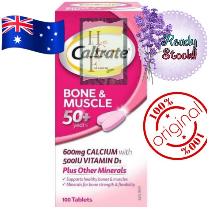 Jual Caltrate Bone & Muscle 50+ years 100 Tablets | Shopee Indonesia