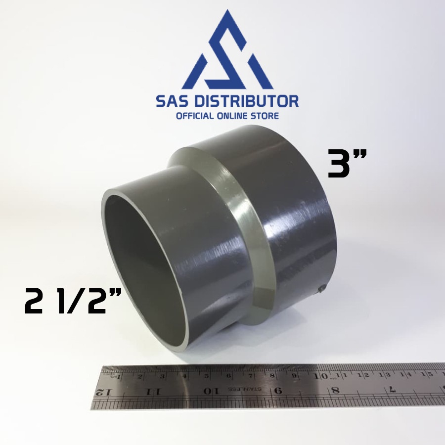 Jual Vlok Sok 3 x 2 1/2" inch PVC Soket / Increaser 3 x 2,5" inch D ...