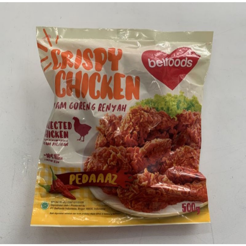 Jual Belfoods Ayam Goreng Renyah Pedas 500gr | Shopee Indonesia